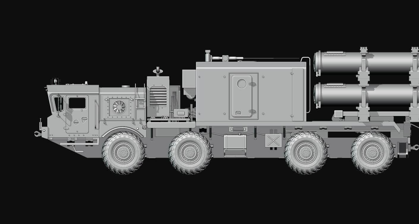 Bastion Coastal Missile System - 3D Model by Stanis3DSV