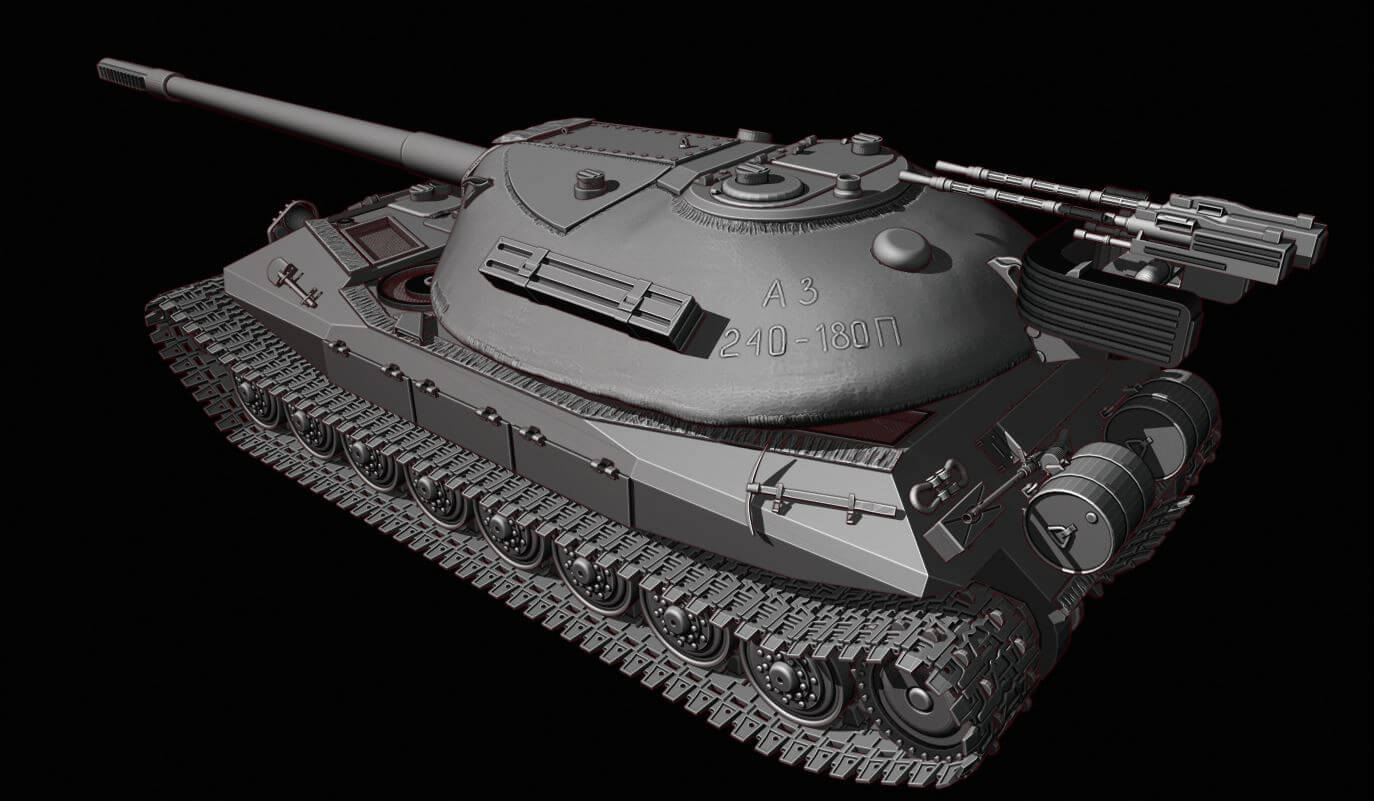 Object 705 Tanks - 3D Model by Stanis3DSV