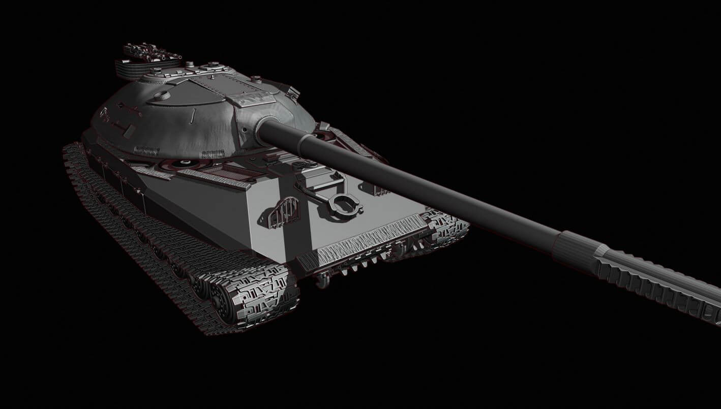 Object 705 Tanks - 3D Model by Stanis3DSV