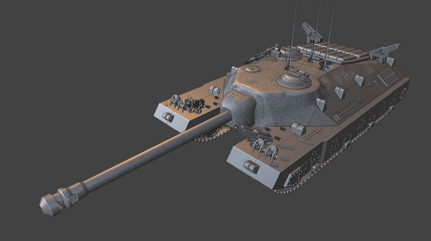 T 95 USA Heavy Tank - 3D Model by Stanis3DSV