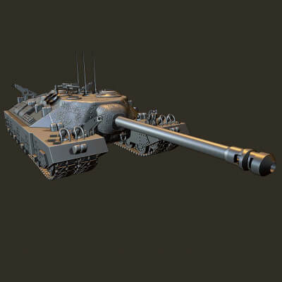 Object 705 Tanks - 3D Model by Stanis3DSV