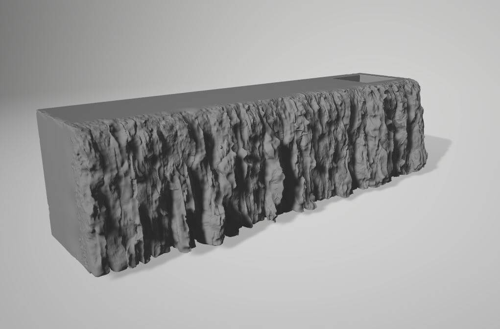 3D Sculpted Rock Bar by starlabgroup