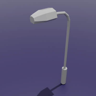 Low Poly Street Light Urban Environment Asset Game Ready - 3D Model by ...