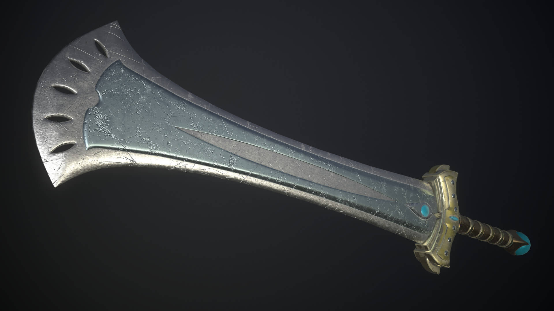 Sword - Free 3D Model by StasPasko