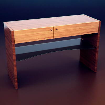 Gautier Extreme Console Table - 3D Model by Stb3D
