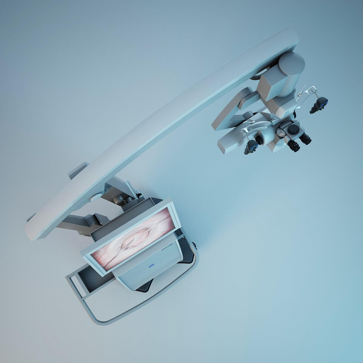 Microscope OPMI PENTERO 900 Carl Zeiss - 3D Model by Stb3D