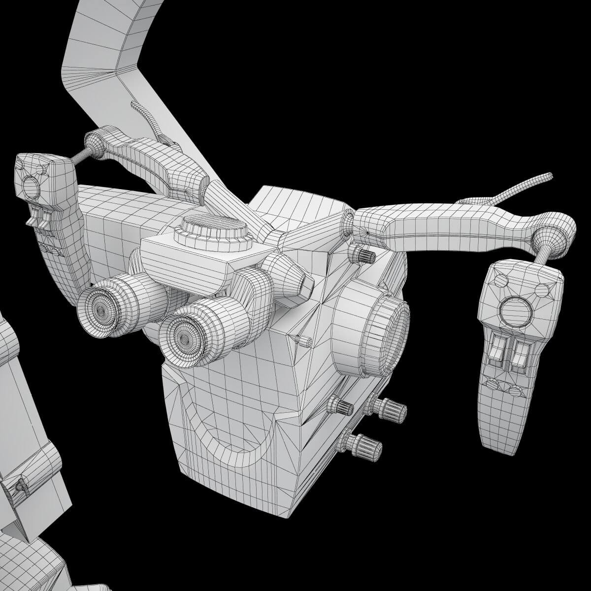 Microscope OPMI PENTERO 900 Carl Zeiss - 3D Model by Stb3D