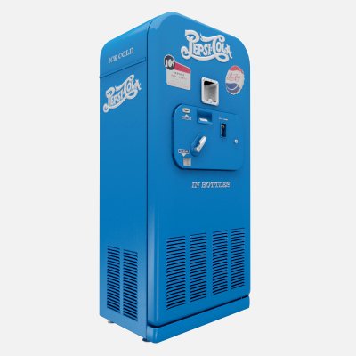 Pepsi Cola Vending Machine - 3D Model by Stb3D