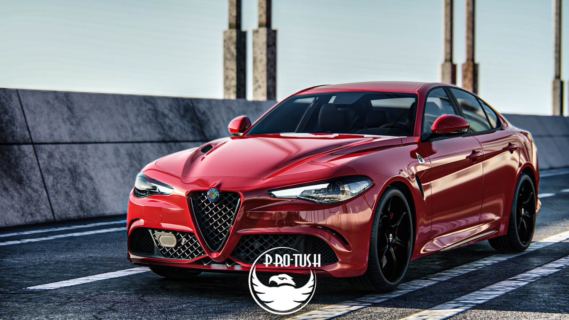 Alfa Romeo Giulia - 3D Model by StellarValor