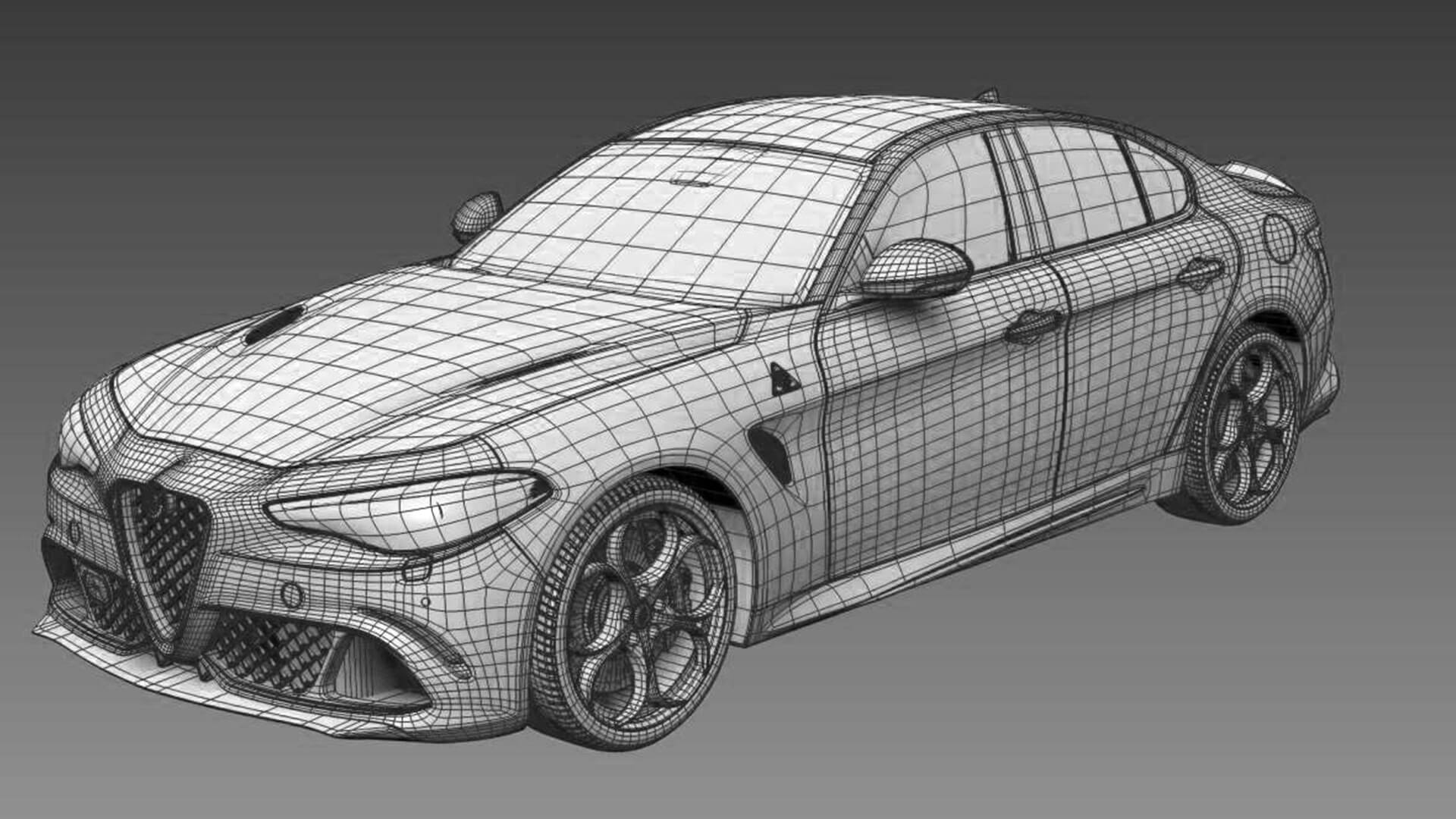 Alfa Romeo Giulia - 3D Model by StellarValor