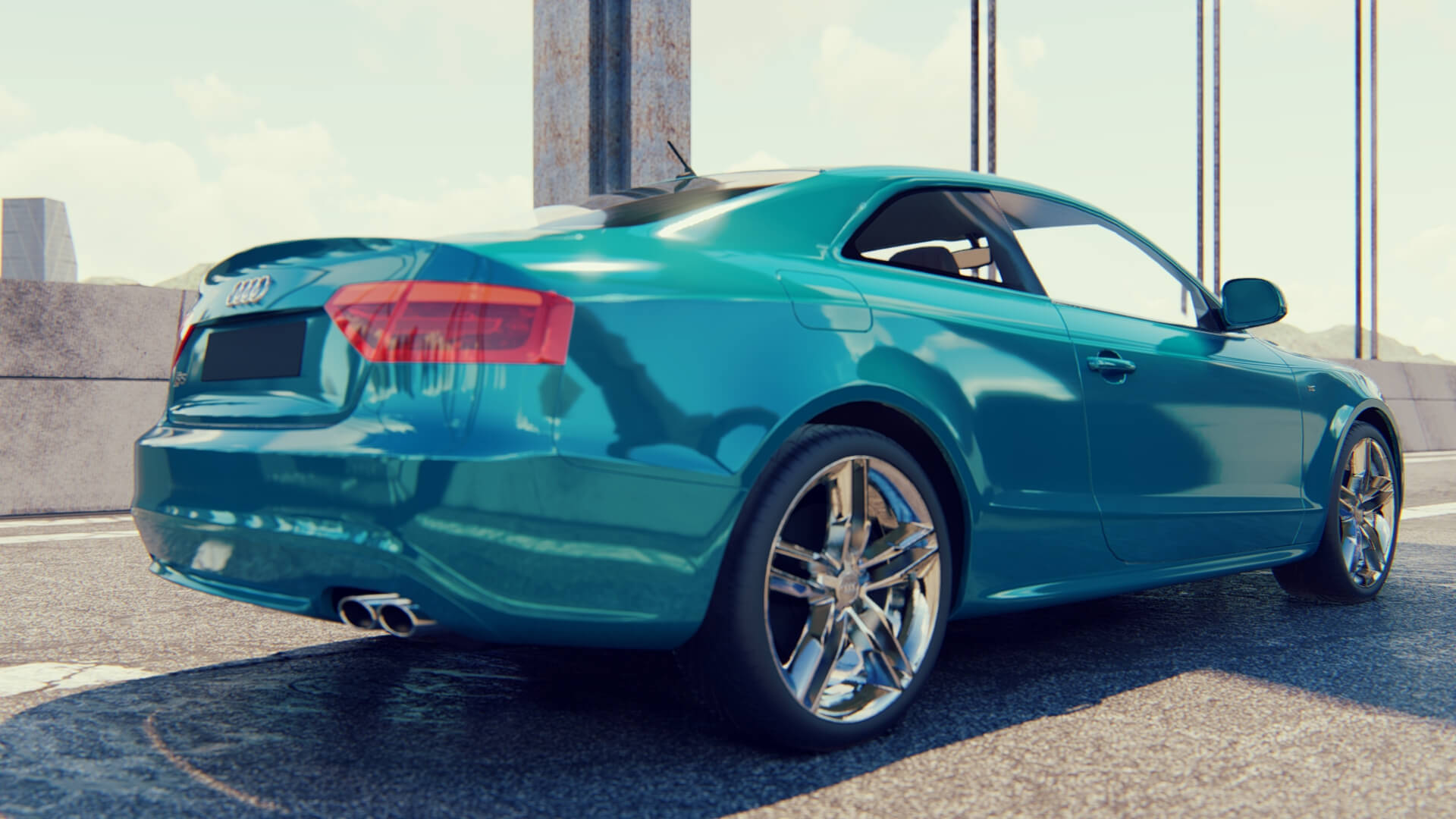 Audi S5 2017-2020 3D Model by StellarValor