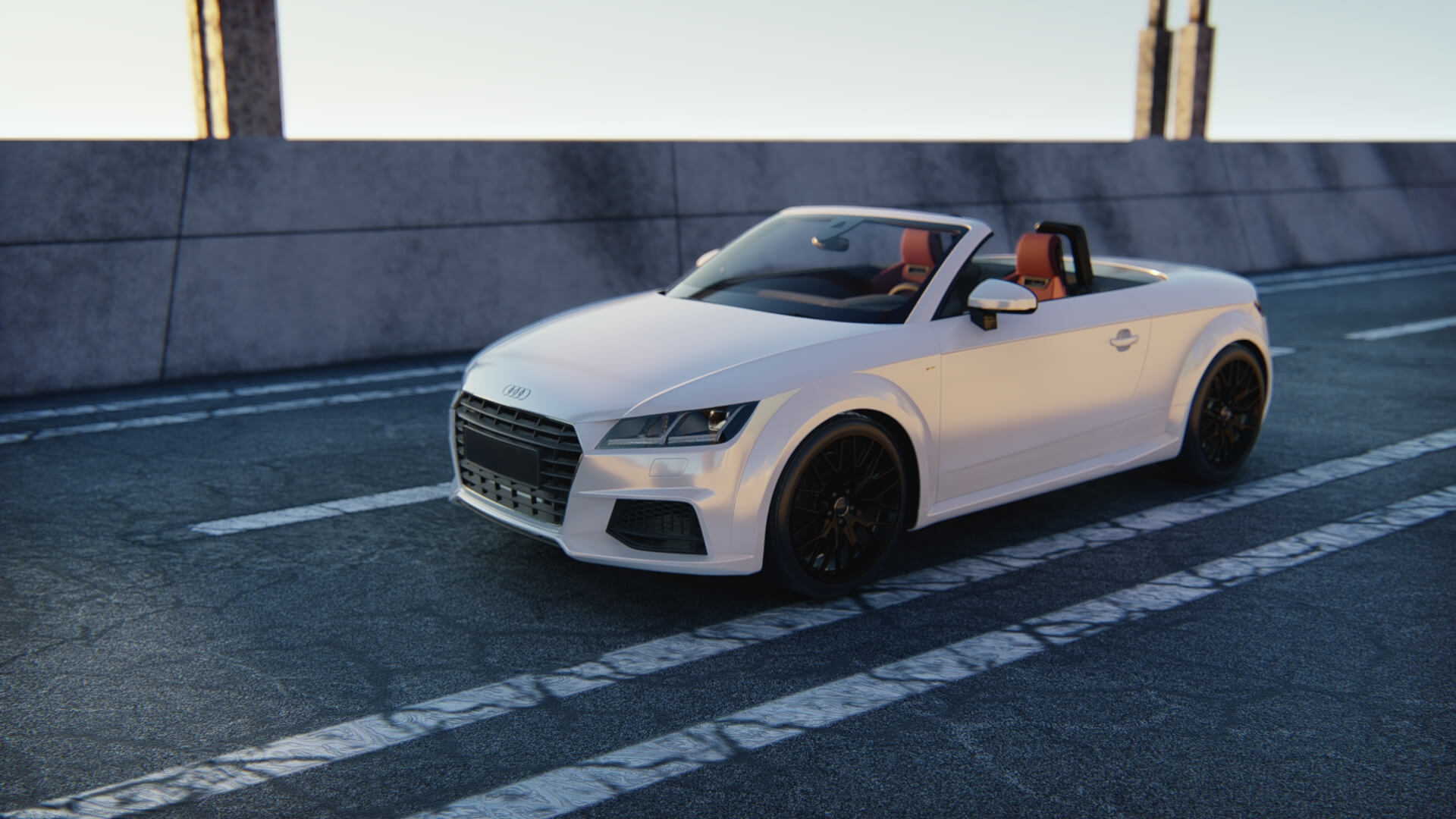 Elegantes Audi Tt 2015 Ebenbildnull