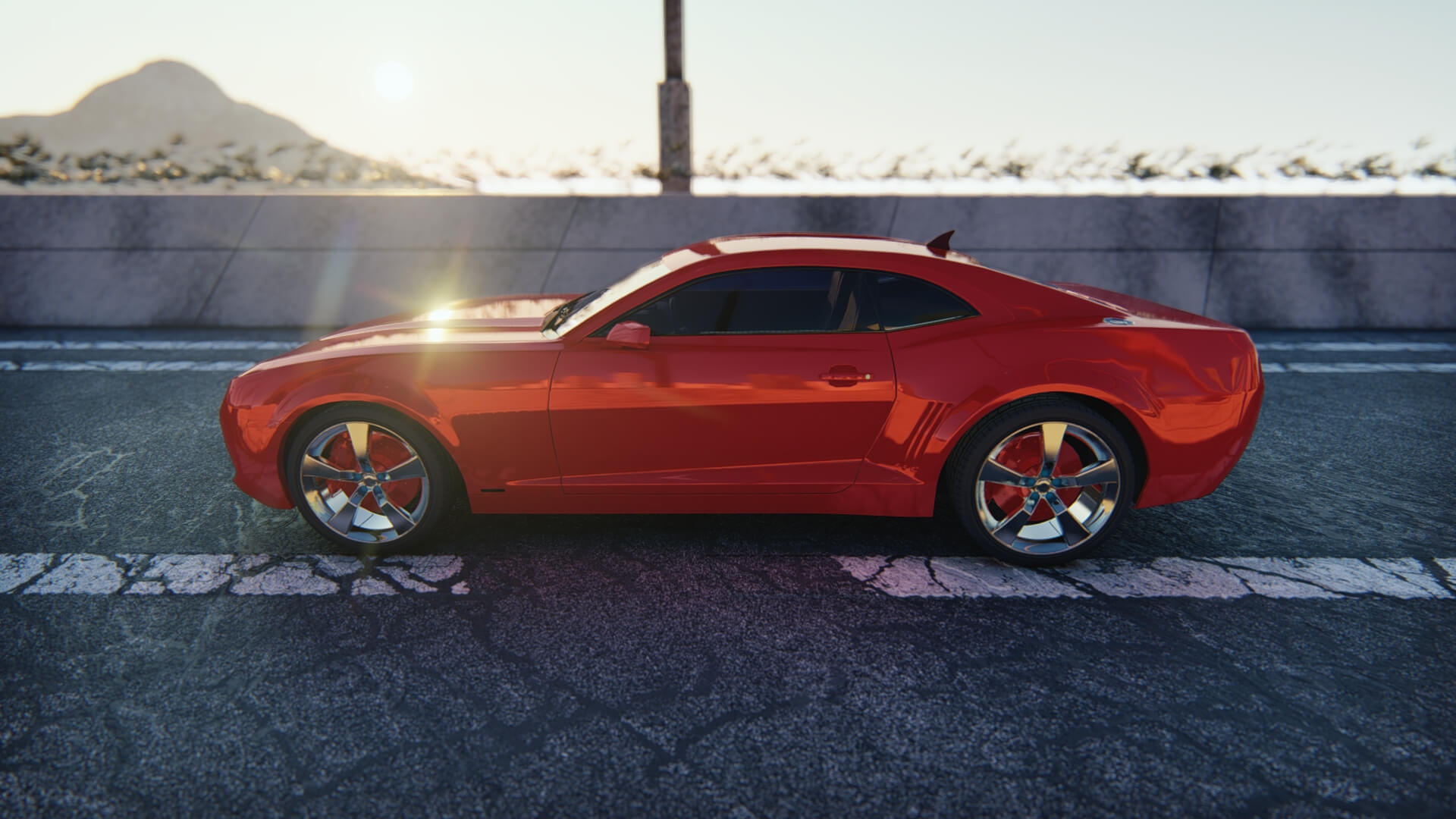 Camaro Chevrolet 2012 - 3D Model by StellarValor