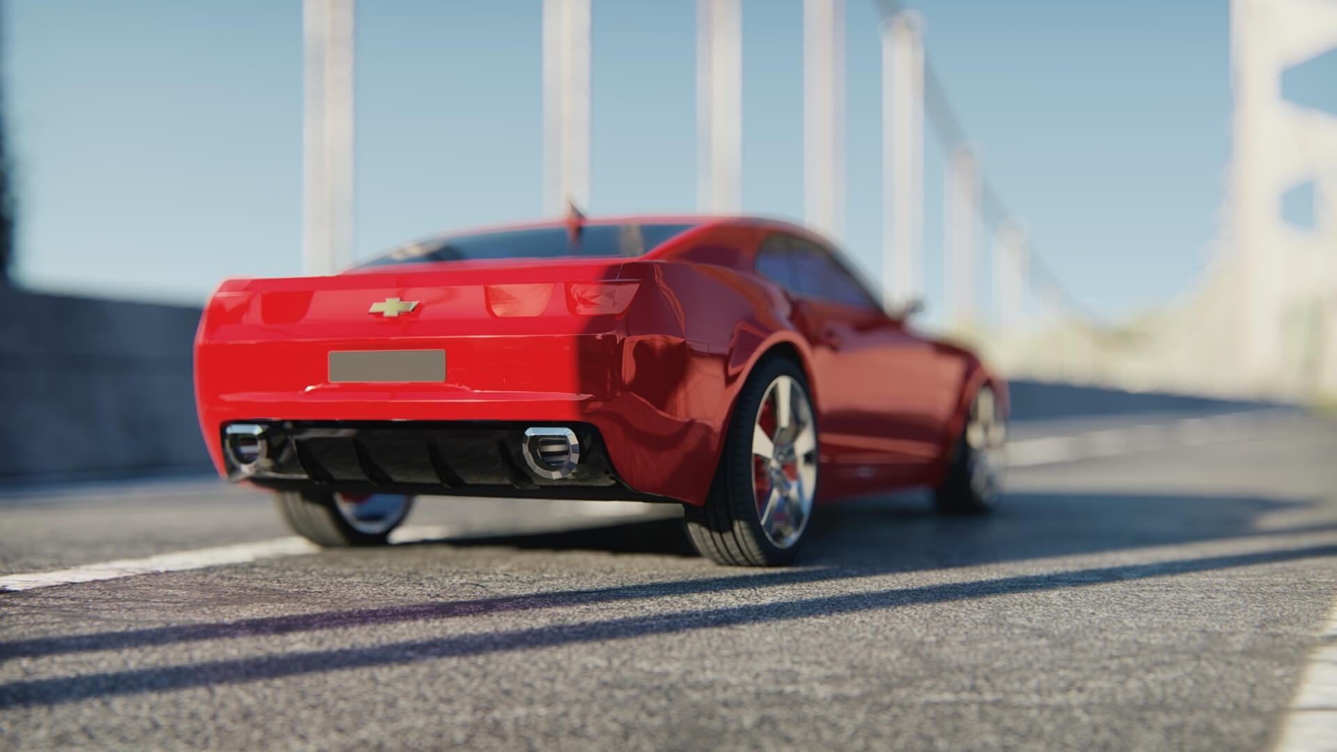 Camaro Chevrolet 2012 - 3D Model by StellarValor