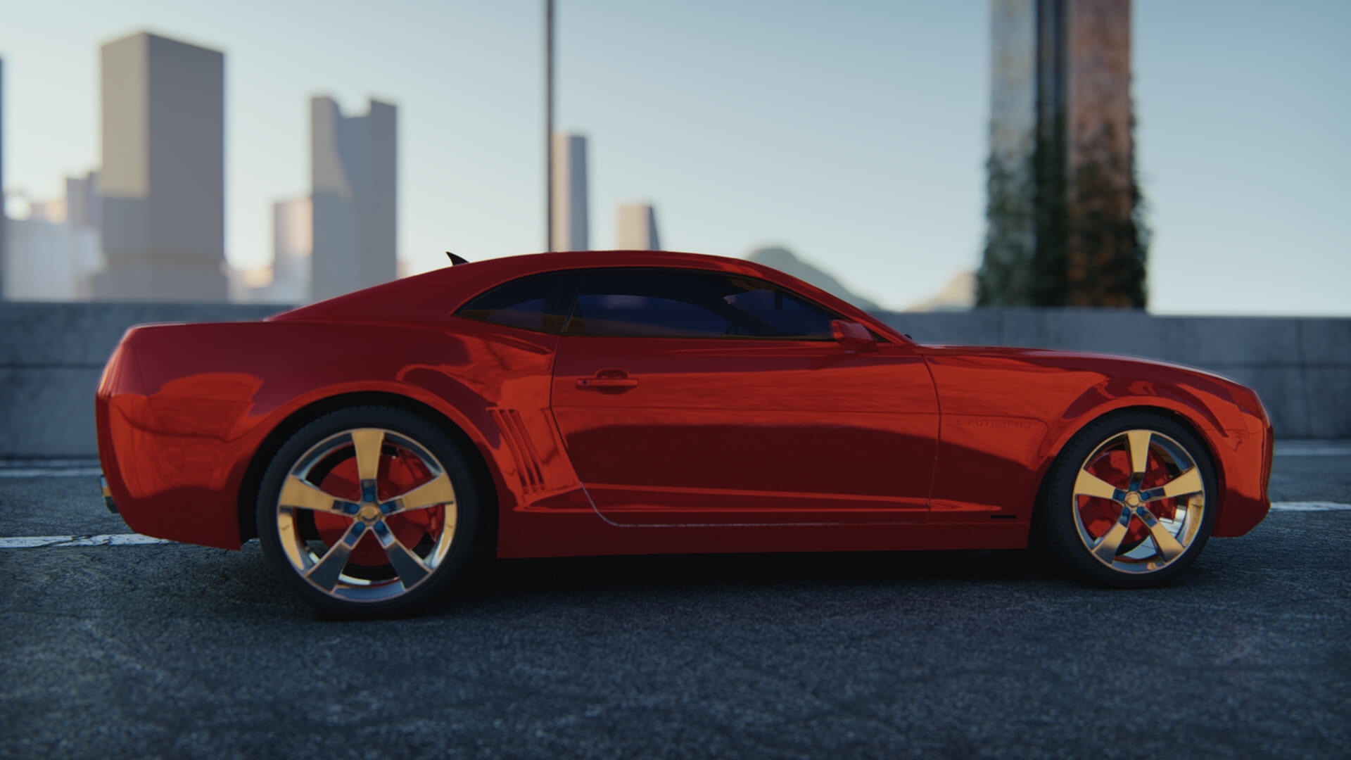 Camaro Chevrolet 2012 - 3D Model by StellarValor