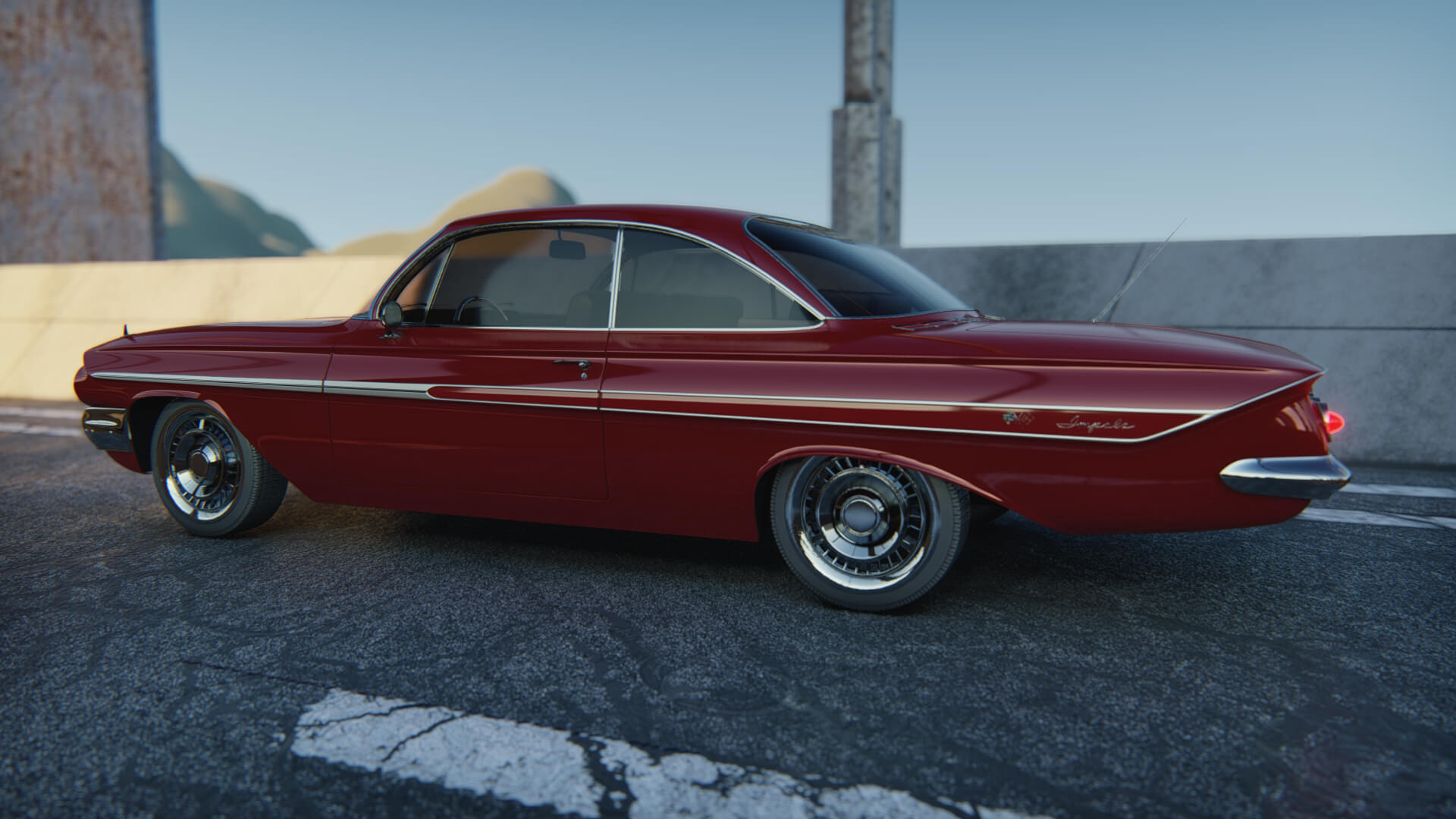 Chevrolet Impala 1961 - 3D Model by StellarValor