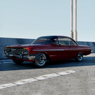 Chevrolet Impala 1961 - 3D Model by StellarValor