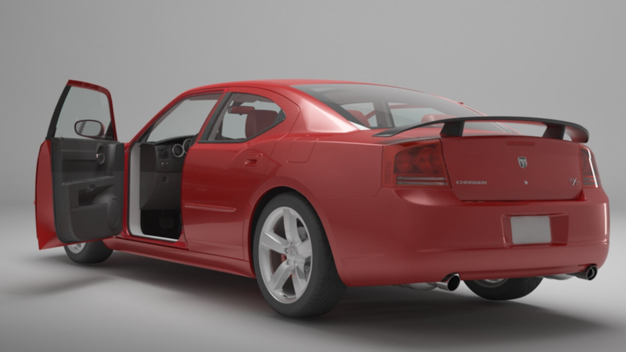 Dodge Charger 2009 - 3D Model by StellarValor