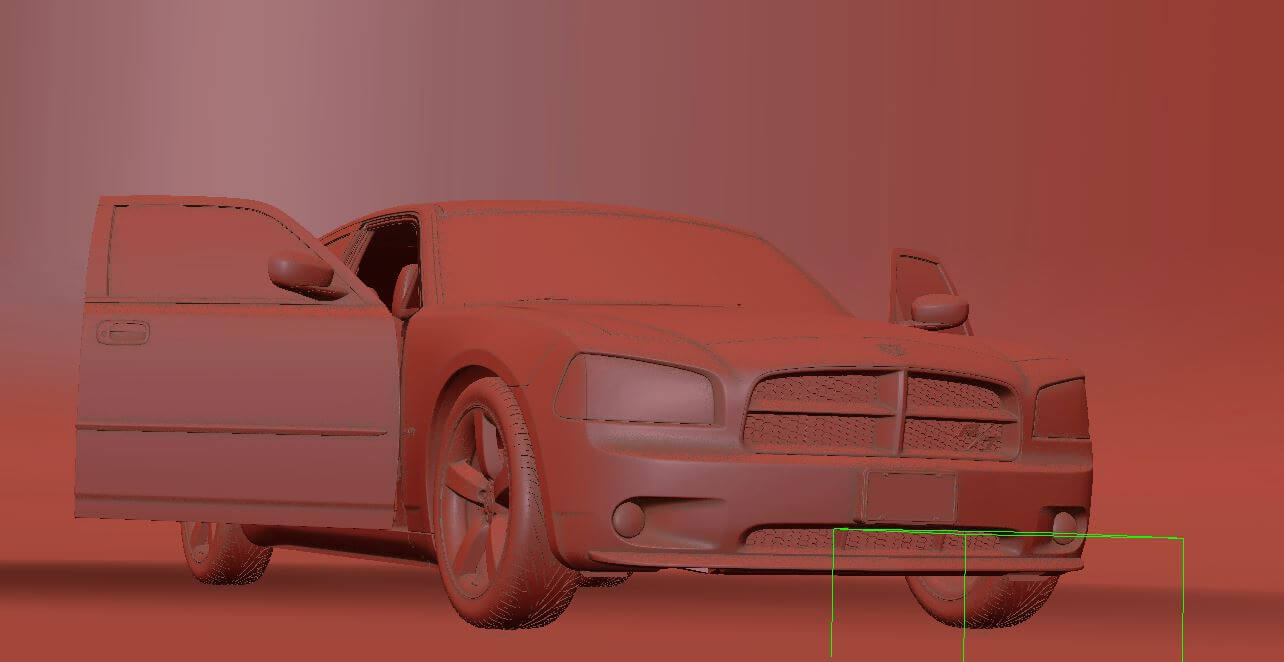 Dodge Charger 2009 - 3D Model by StellarValor