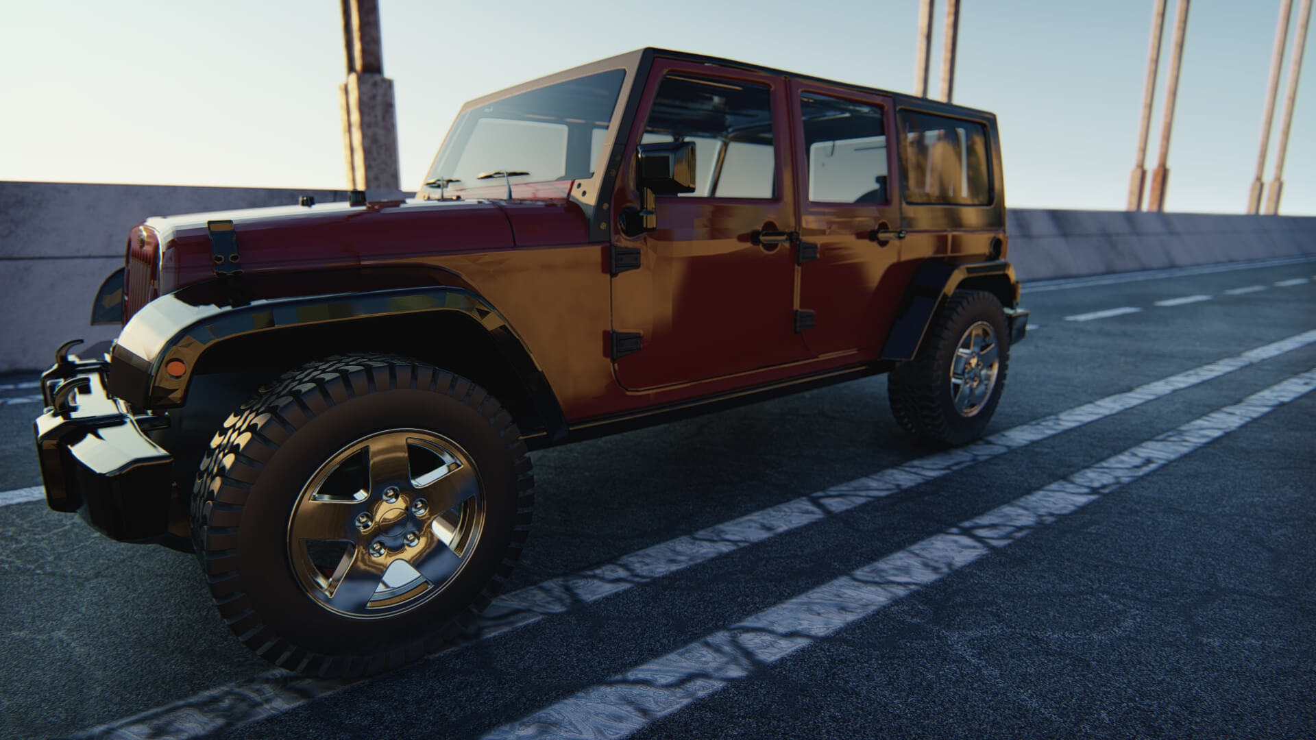 Jeep Wrangler JK - 3D Model by StellarValor
