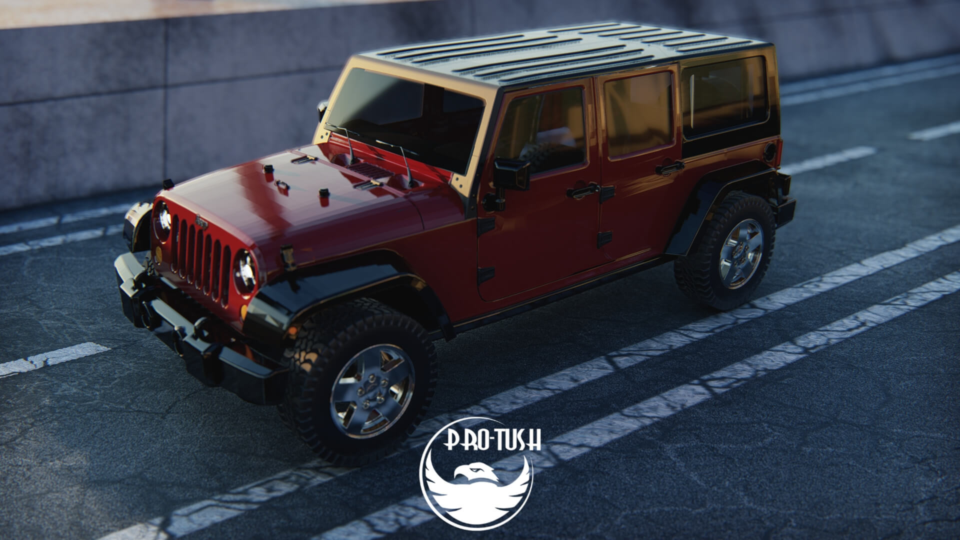 Jeep Wrangler JK - 3D Model by StellarValor