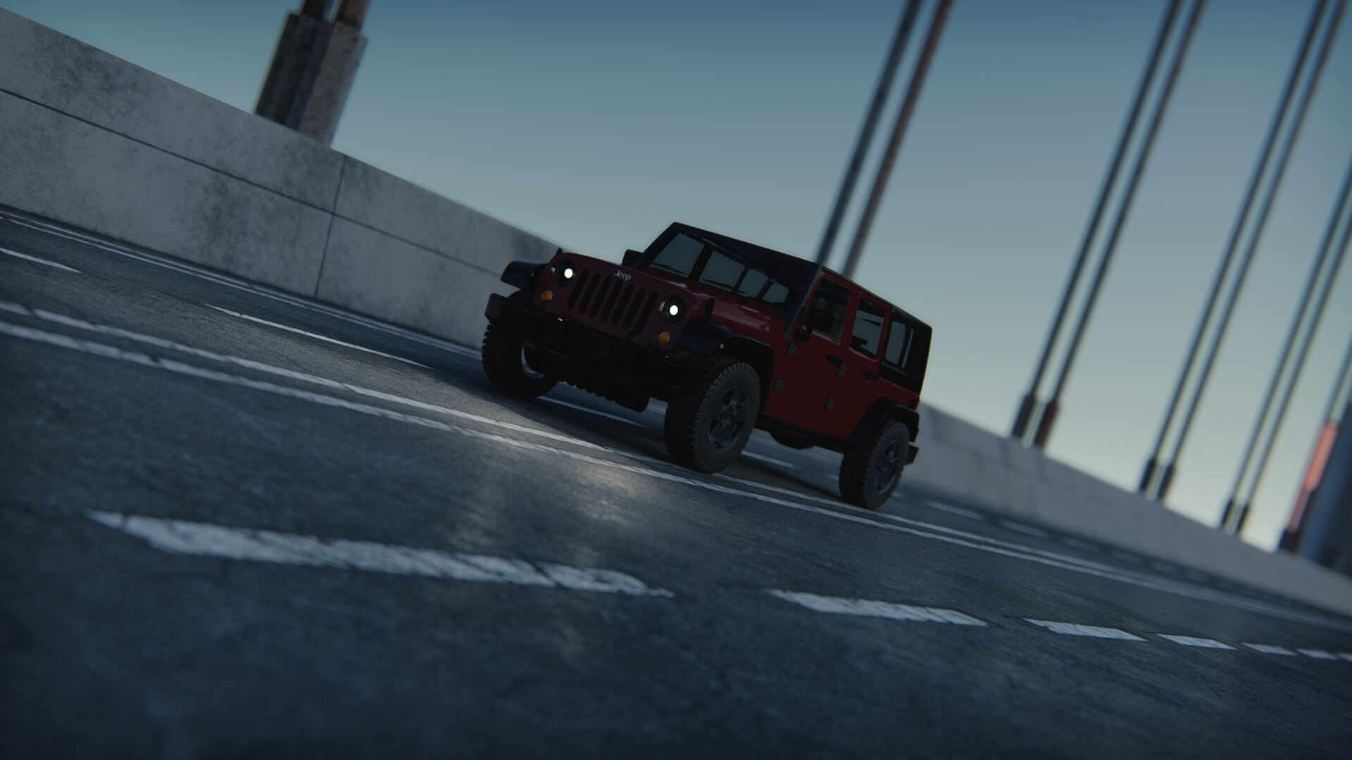 Jeep Wrangler JK - 3D Model by StellarValor