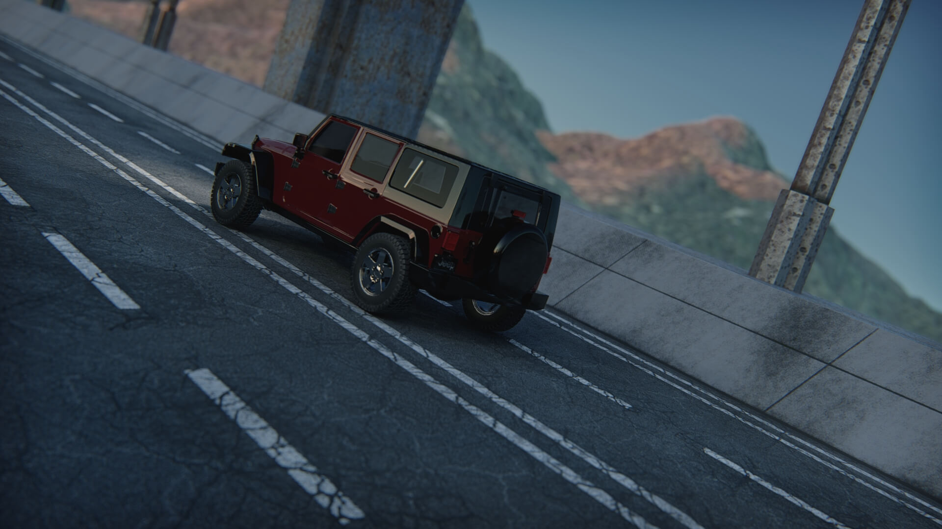 Jeep Wrangler JK - 3D Model by StellarValor