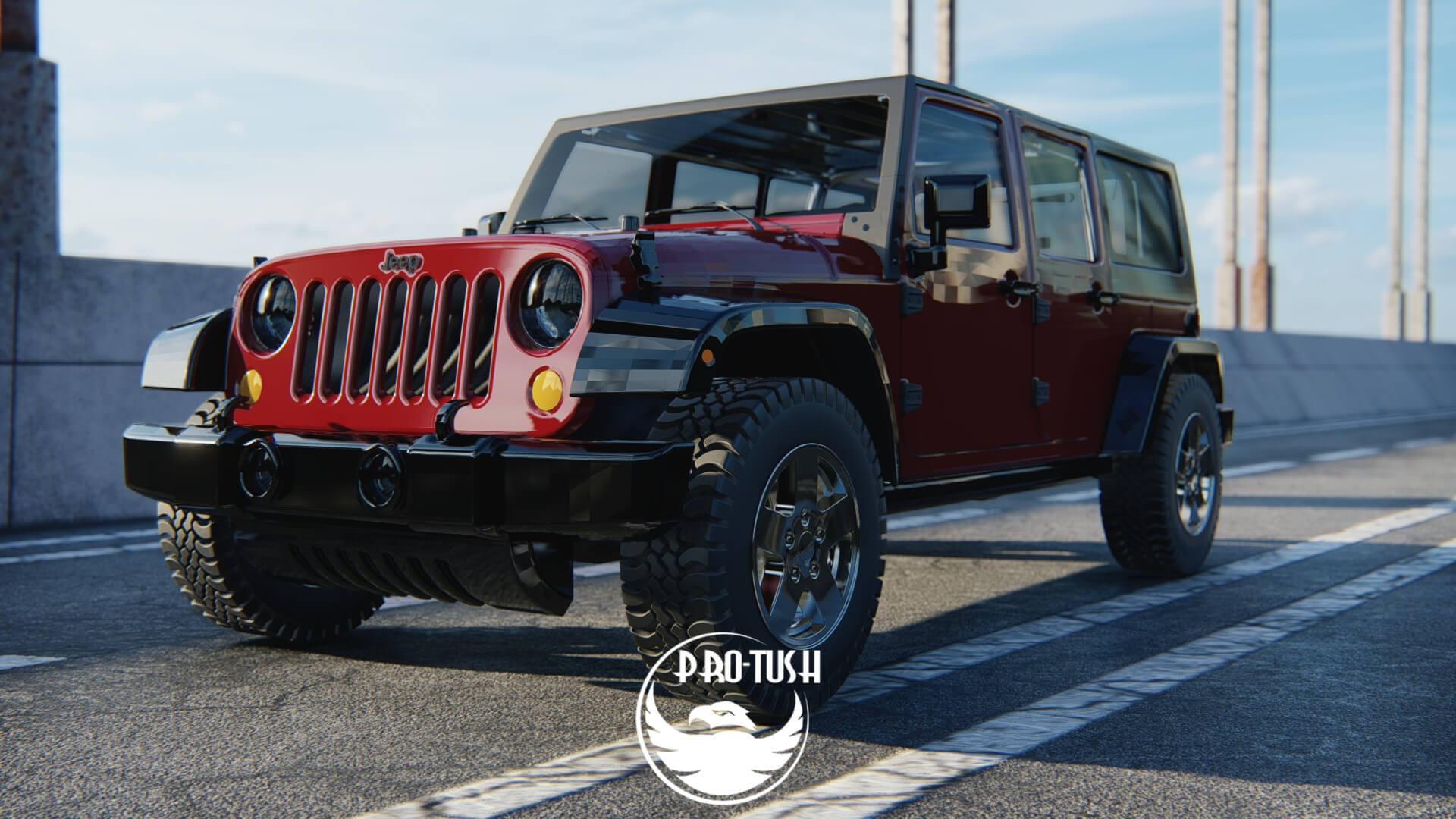 Jeep Wrangler JK - 3D Model by StellarValor