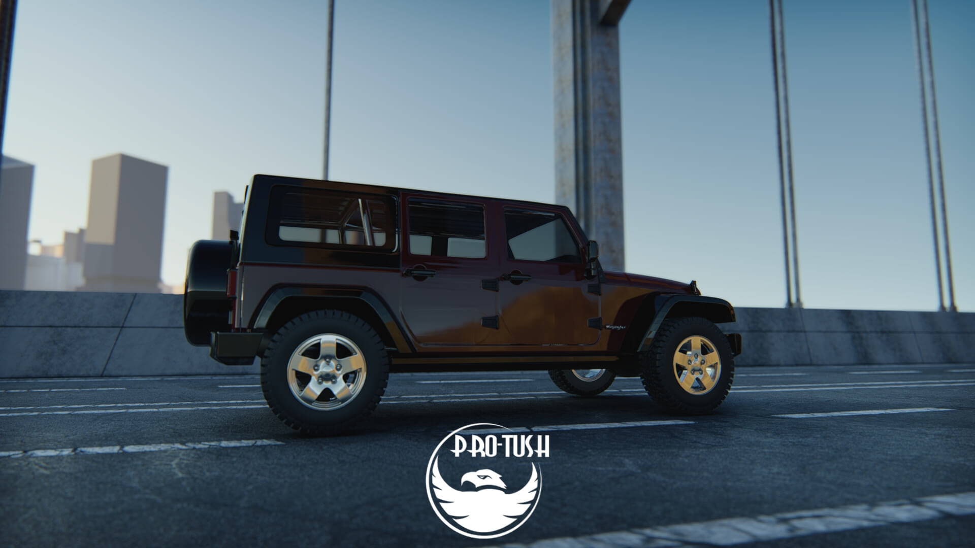 Jeep Wrangler JK - 3D Model by StellarValor