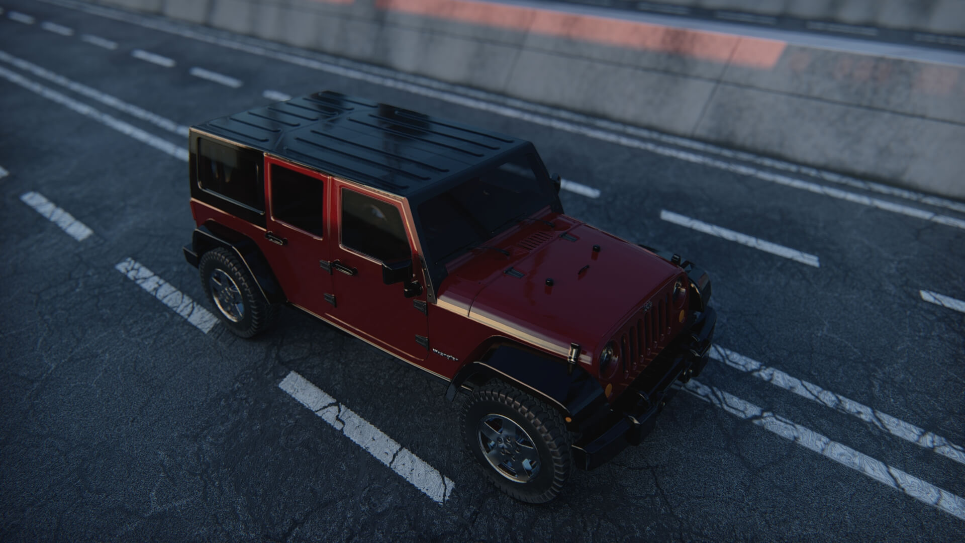 Jeep Wrangler JK - 3D Model by StellarValor