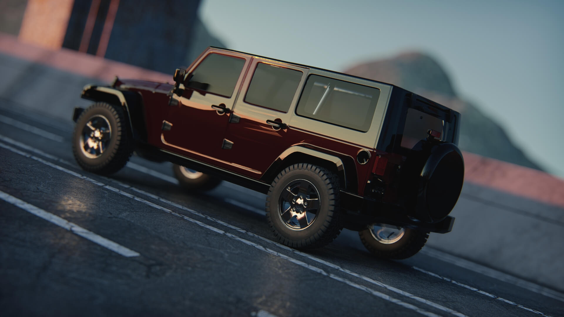 Jeep Wrangler JK - 3D Model by StellarValor