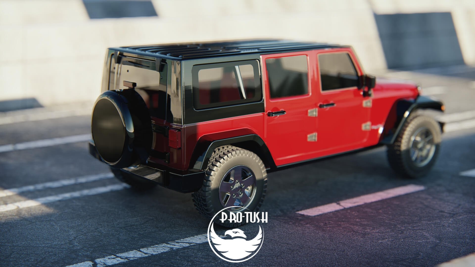 Jeep Wrangler JK - 3D Model by StellarValor