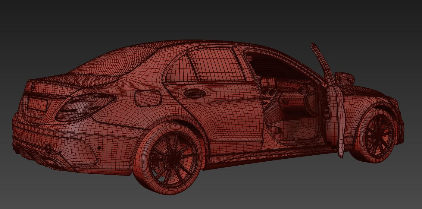 Mercedes-Benz C-Class-2019 3D Model by StellarValor