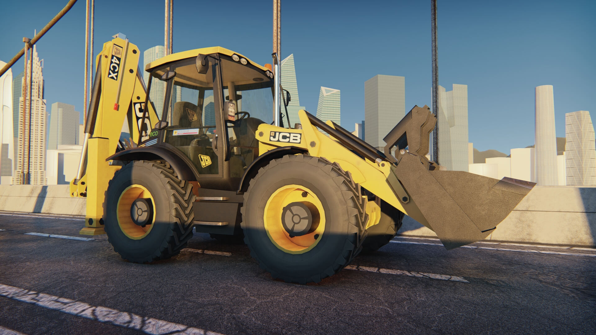 Backhoe JCB Loader - 3D Model by StellarValor