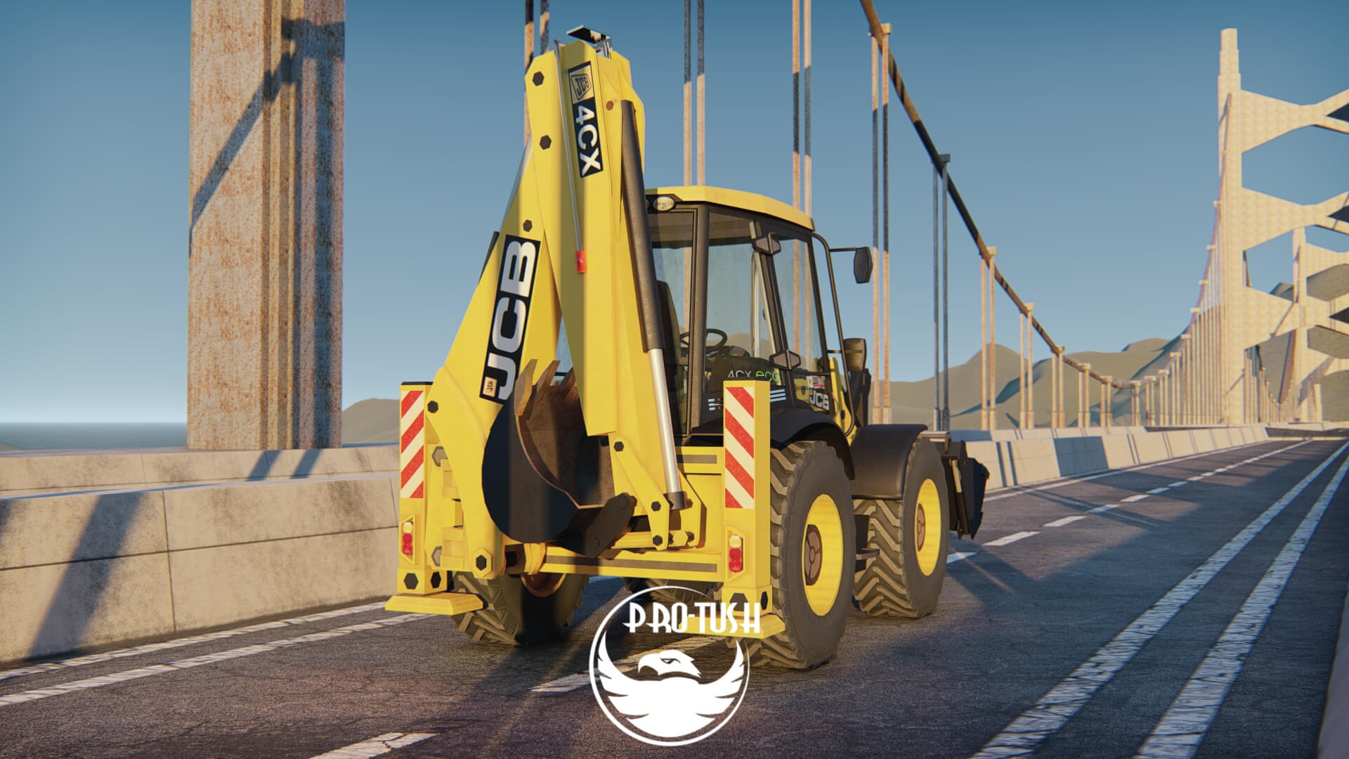 Backhoe JCB Loader - 3D Model by StellarValor