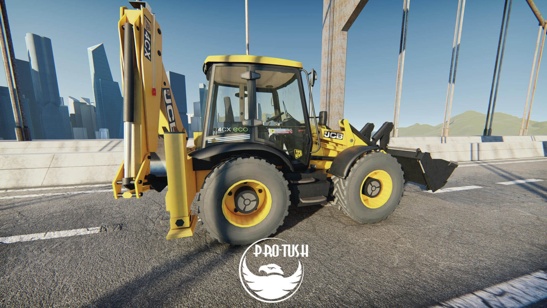 Backhoe JCB Loader - 3D Model by StellarValor
