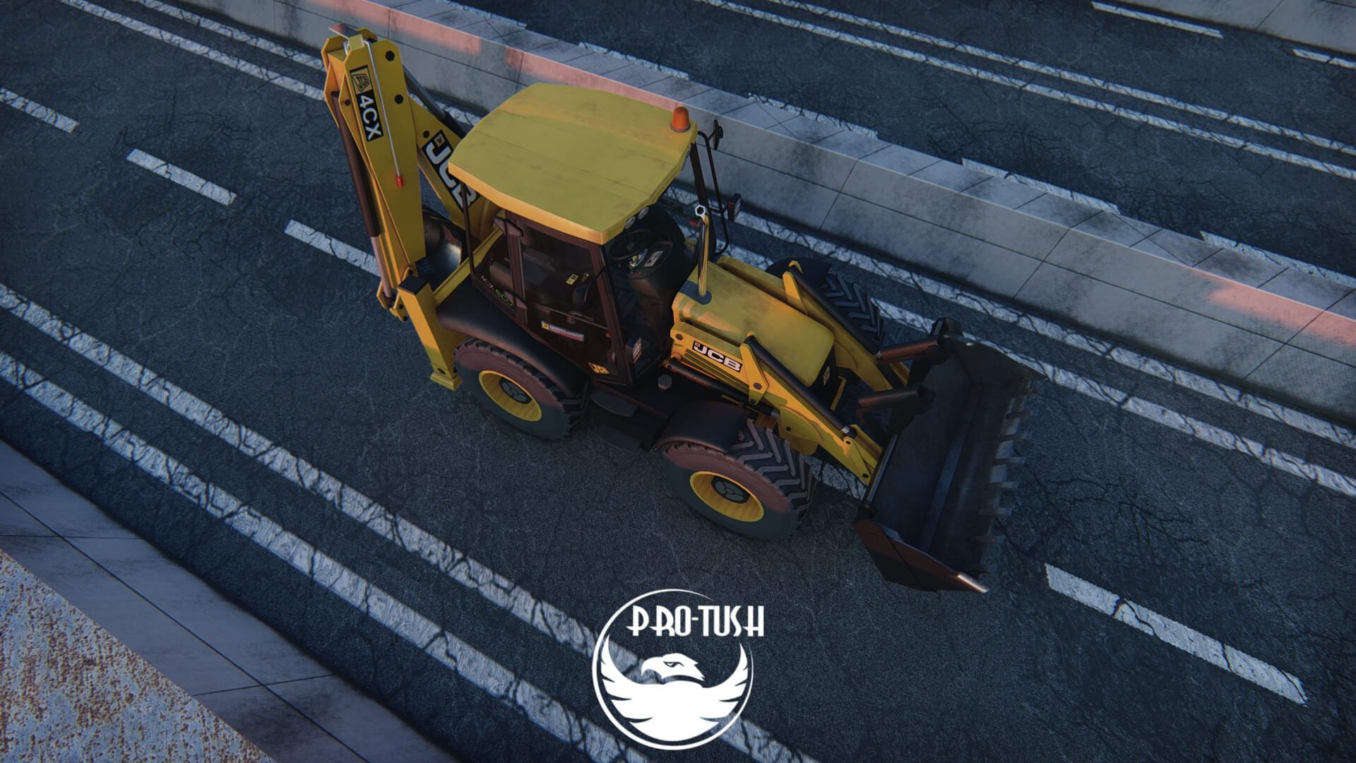 Backhoe JCB Loader - 3D Model by StellarValor
