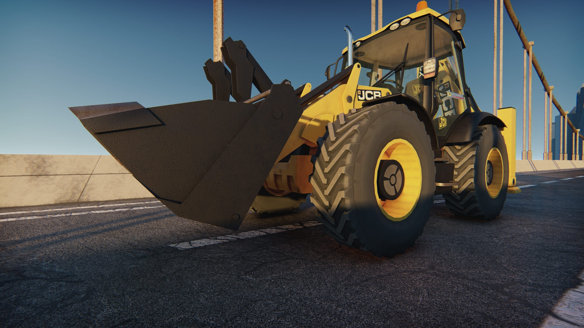 Backhoe JCB Loader - 3D Model by StellarValor