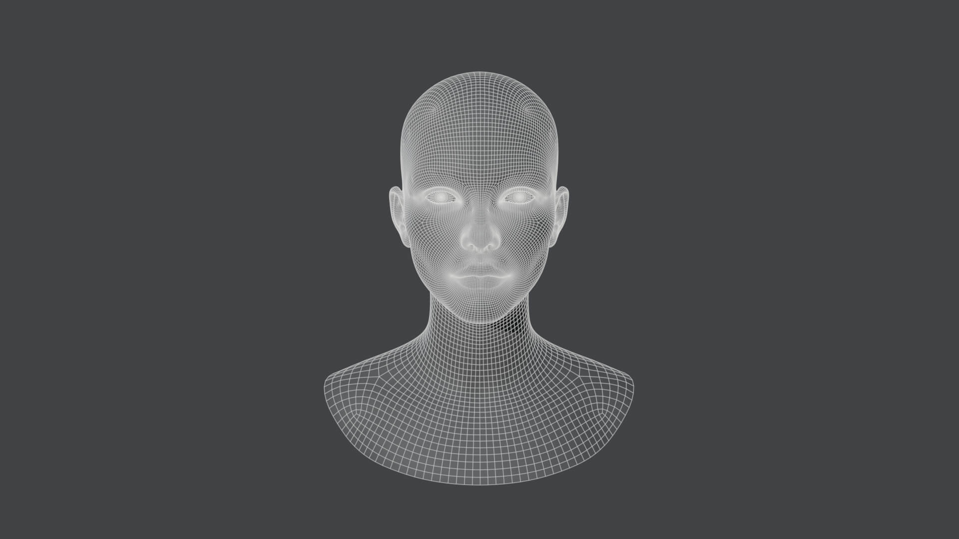 Female Head Mesh With Unreal Metahuman Topology V2 - 3D Model by ...