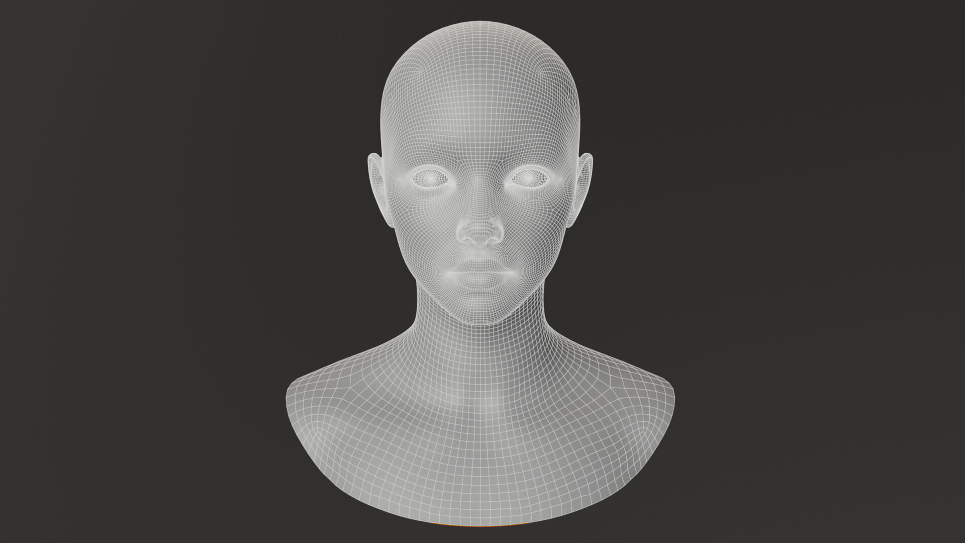 Female Head Mesh With Unreal Metahuman Topology V1 - 3D Model by ...