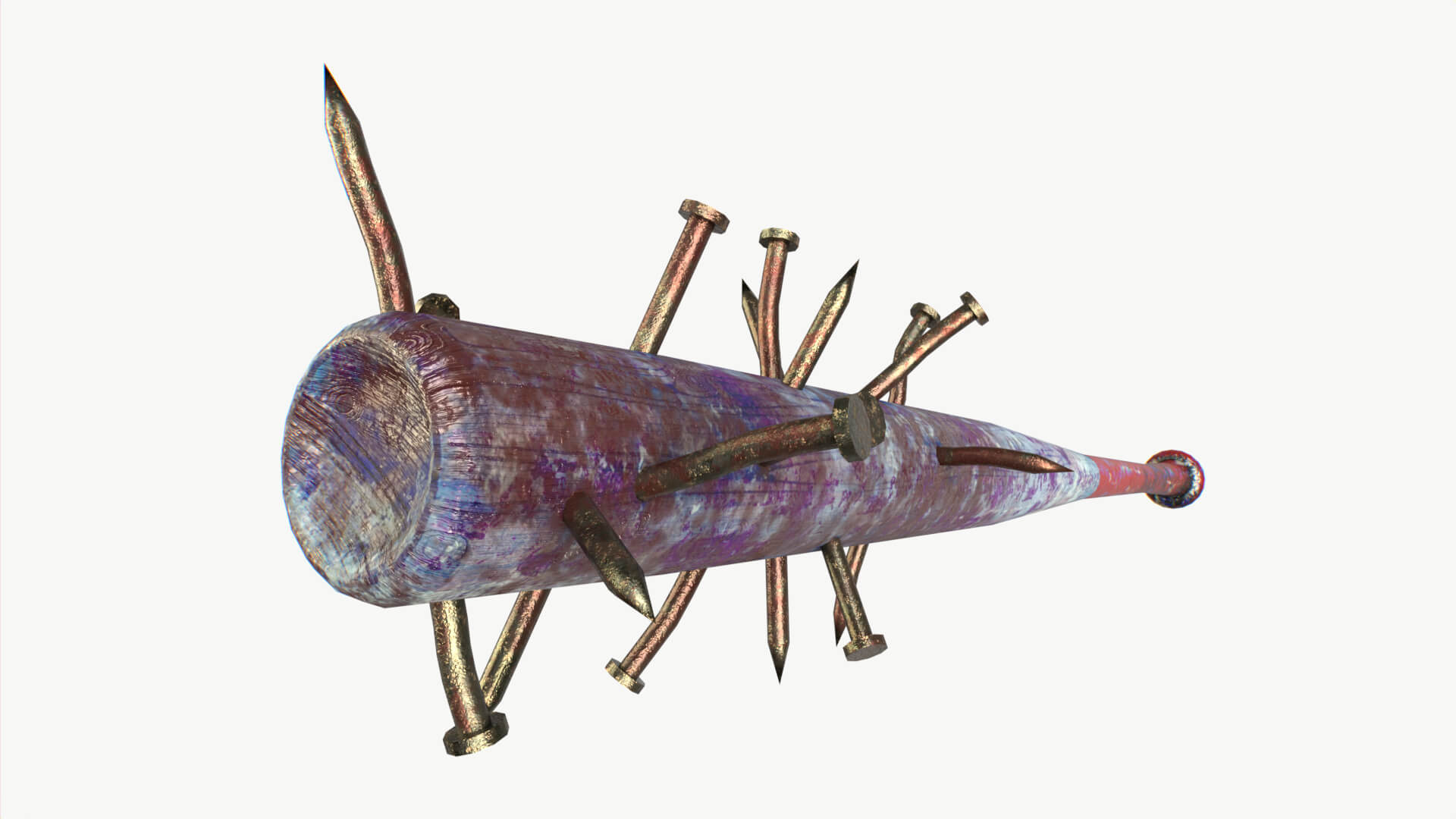 Low Poly Zombie Bat Game Ready PBR - 3D Model by stepharamburu