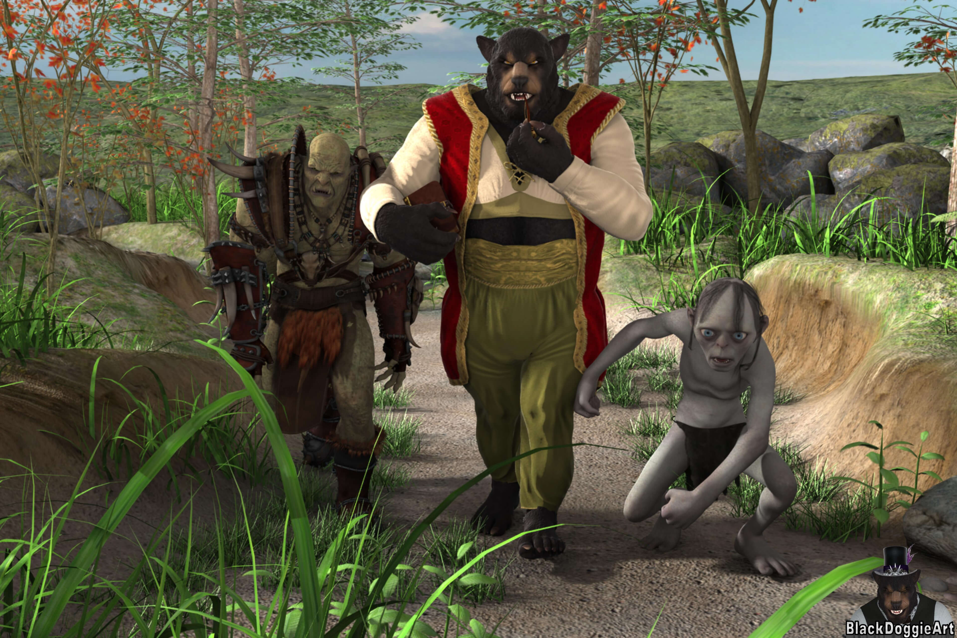 Going on an Adventure 3D Render | RenderHub Gallery