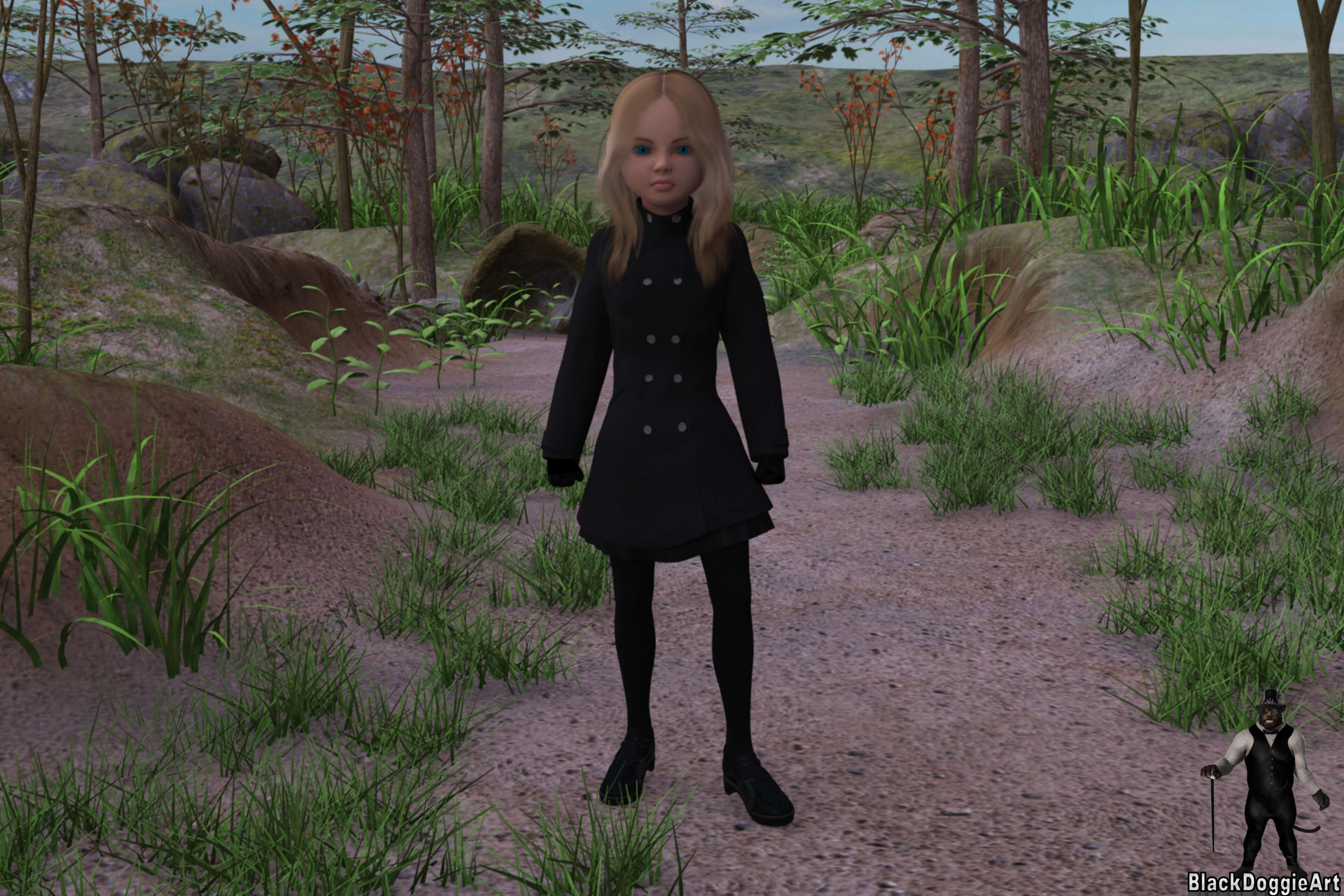 M3GAN 3D Render, Digital Art by StephenCoffman2012