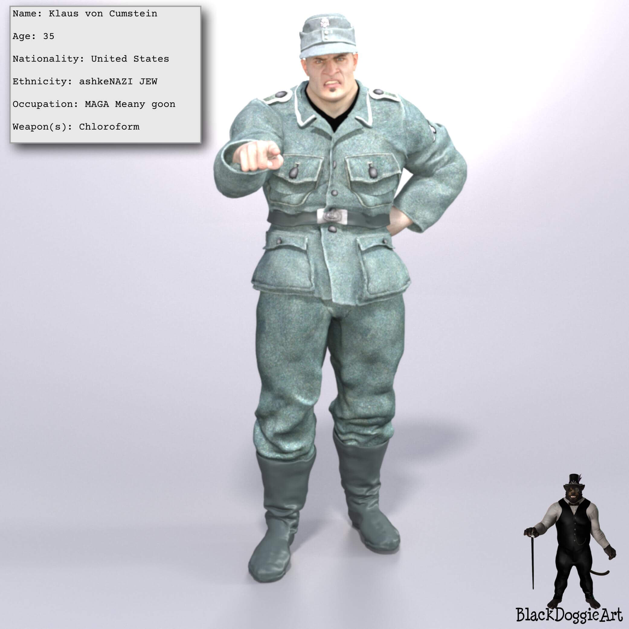 Original Character - Klaus 3D Render by StephenCoffman2012