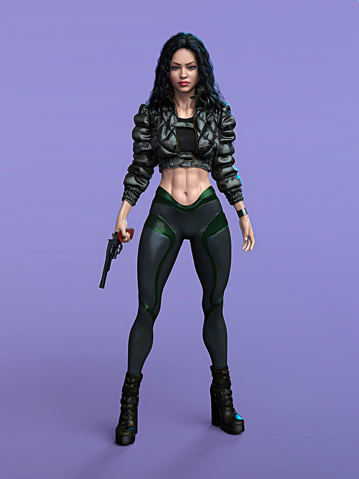 Hyperion - Brawne Lamia 01 3D Render, Digital Art by StillD
