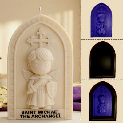 Archangel Saint Michael 3D Printable Model by STLVertext