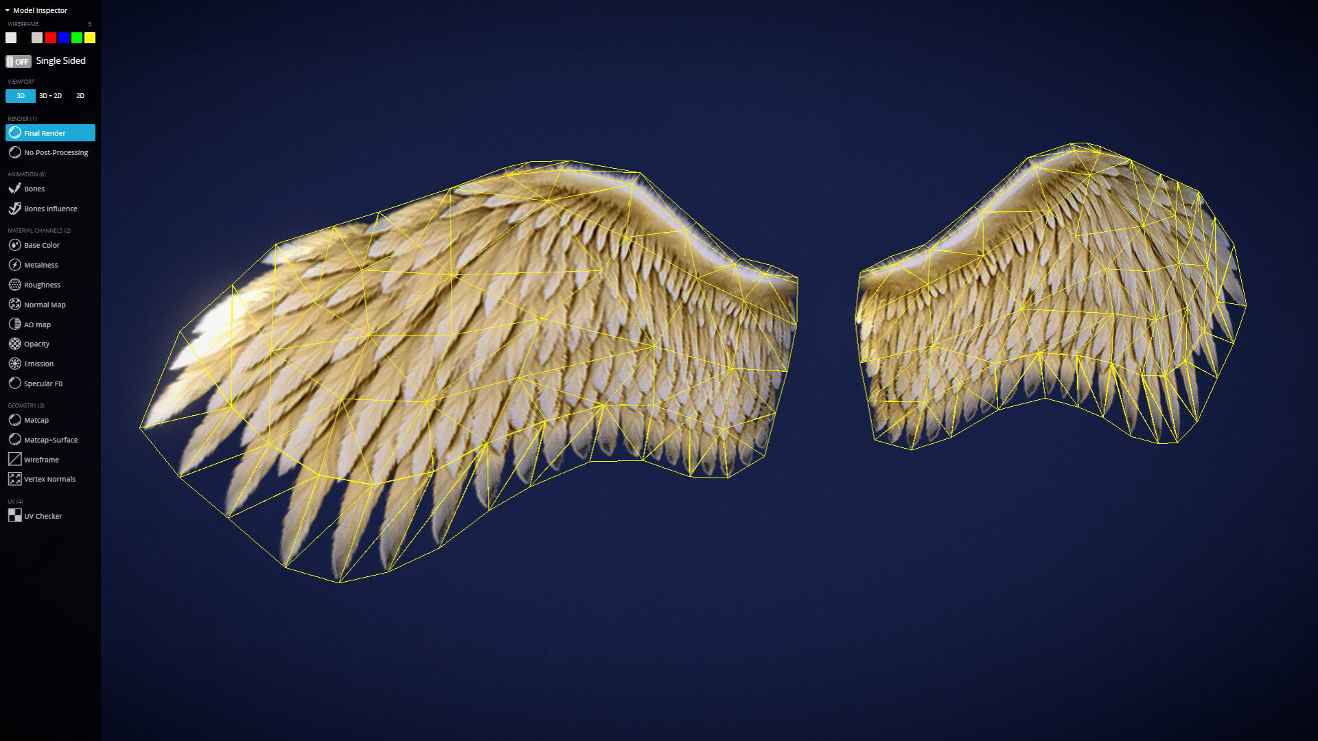 Angel Knight + Material Variations for Unity - 3D Model by stonelion7