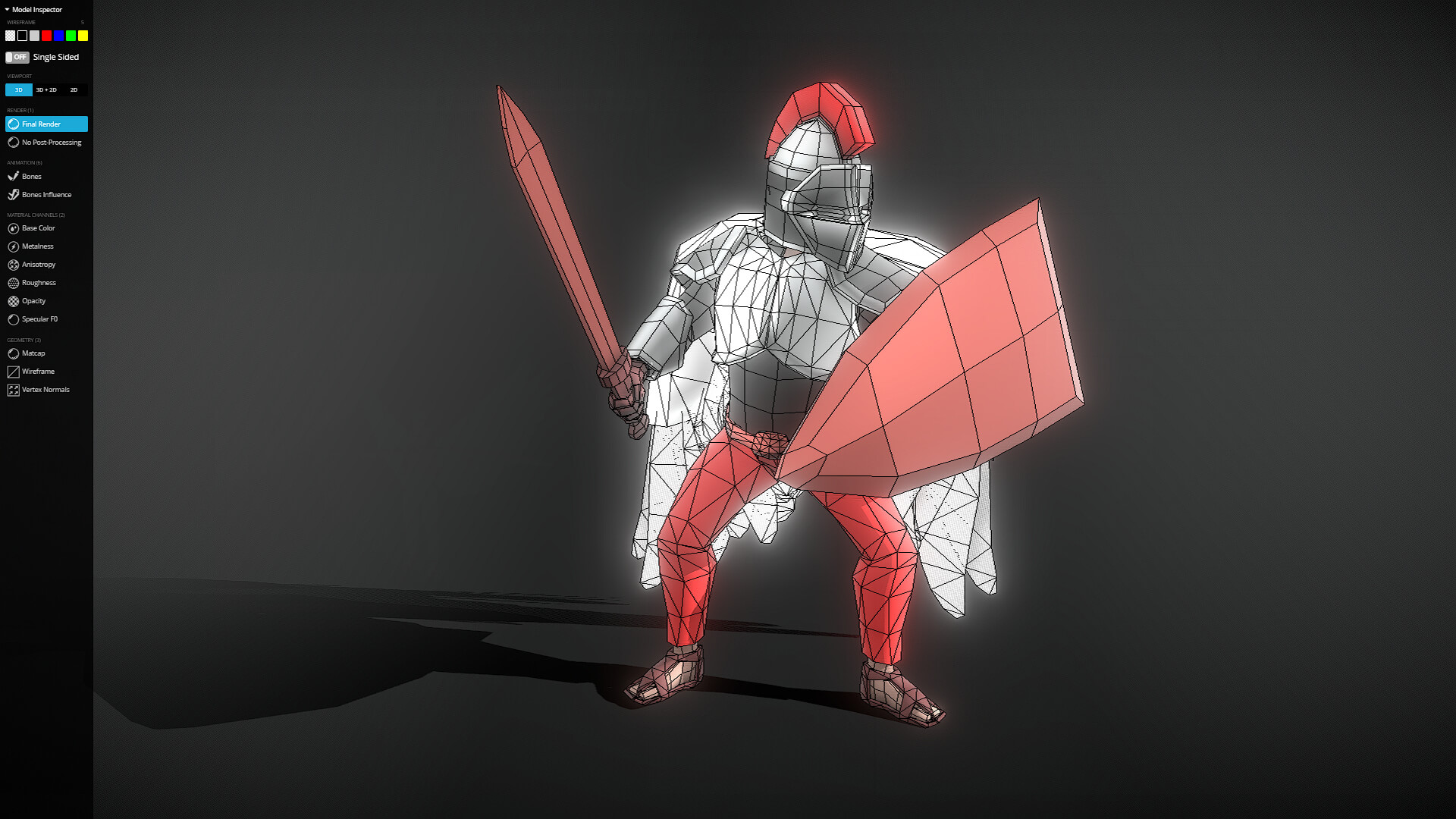 Animated Low Poly Angel Knight (To Unity) - 3D Model by stonelion7