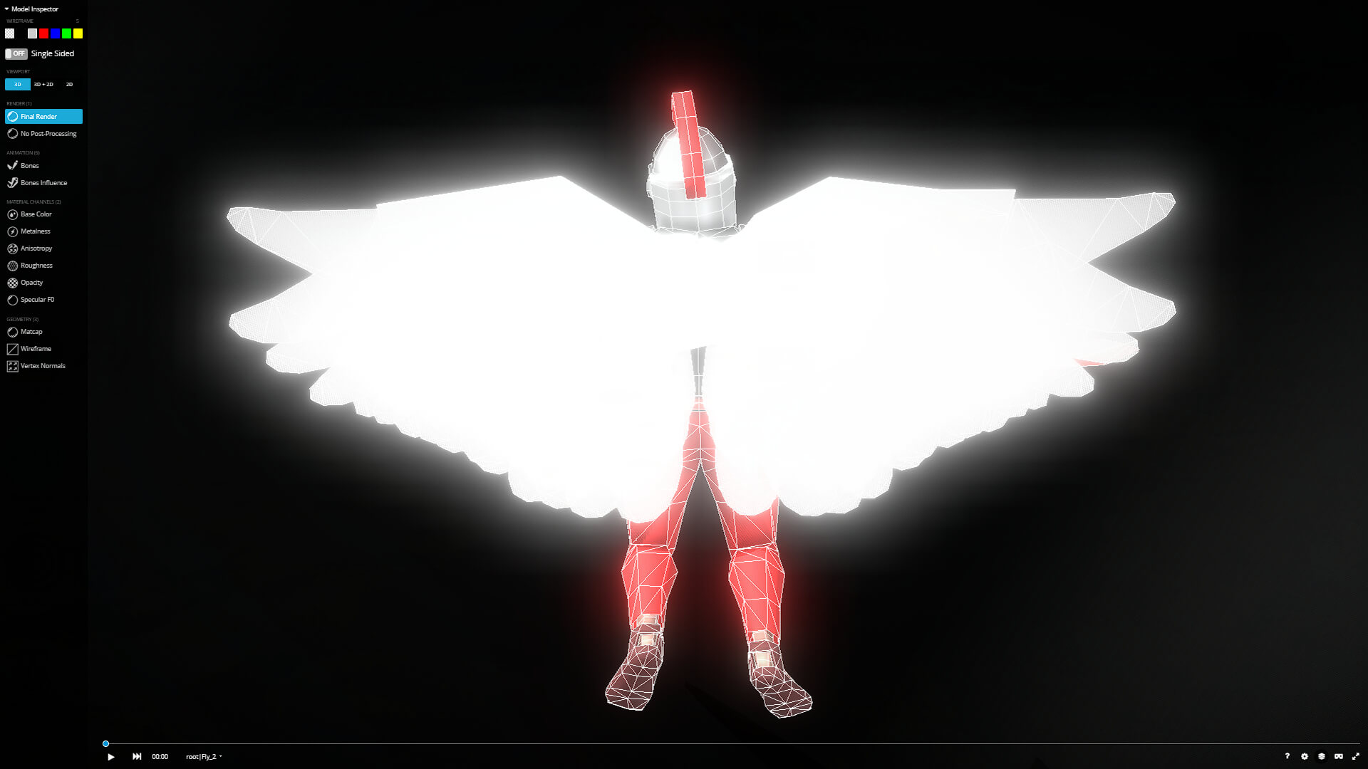 Animated Low Poly Angel Knight (To Unity) - 3D Model by stonelion7