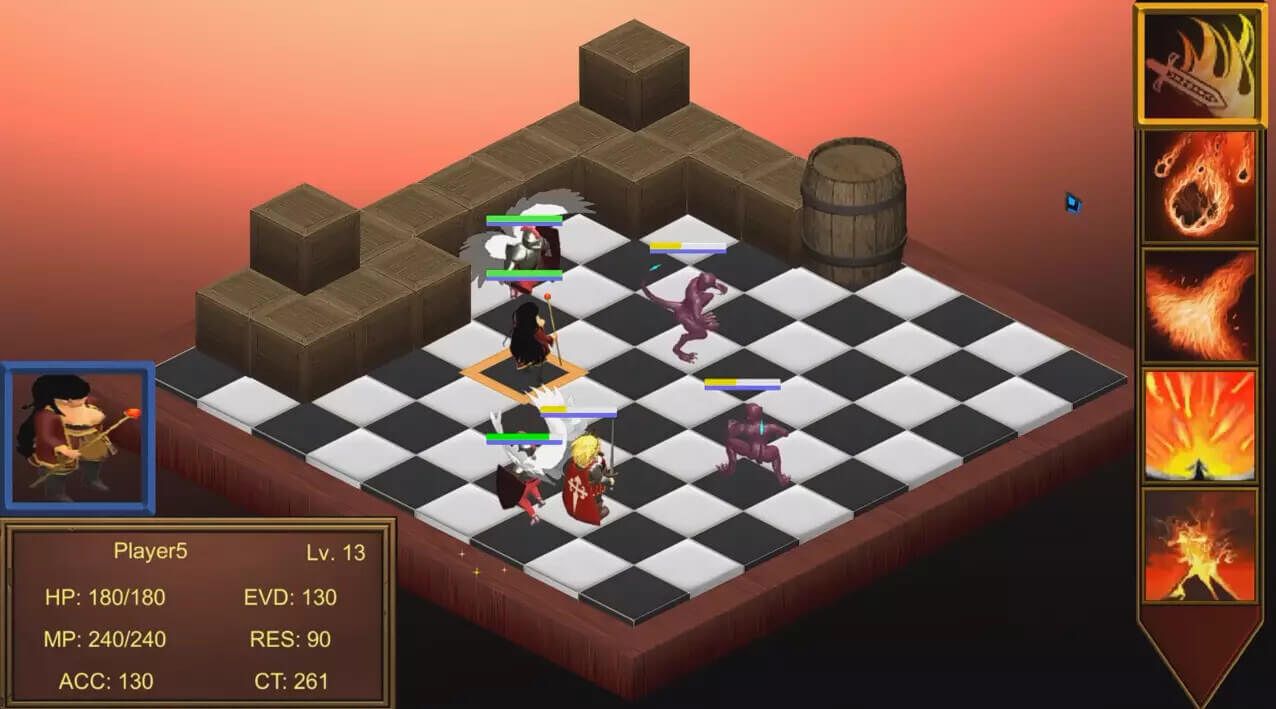 Final Fantasy Tactics Like Battle (Isometric Game Template) by stonelion7